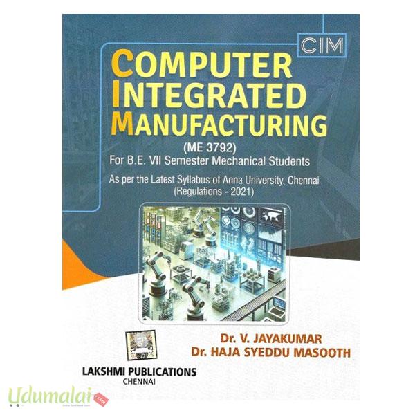 Computer Integrated Manufacturing - Dr.V.ஜெயகுமார், Buy tamil book ...