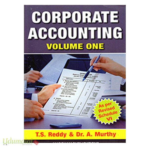 Corporate Accounting - Vol-1 (As per Revised Schedule VI in New Format ...