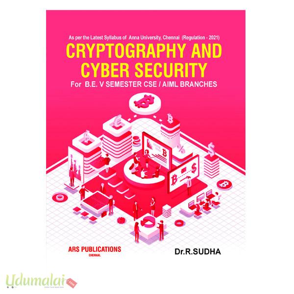 Cryptography and cyber security (5th CSE) - Dr.R.Sudha, Buy tamil book Cryptography And Cyber ...