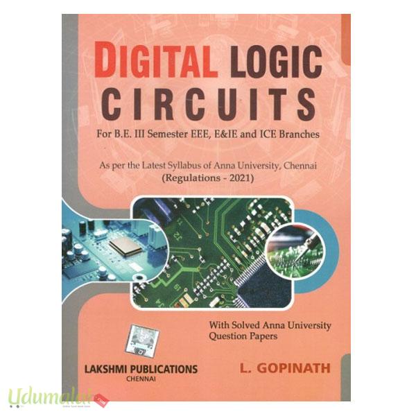 Digital Logic Circuits - L. கோபிநாத், Buy tamil book Digital Logic Circuits online, L. Gopinath ...