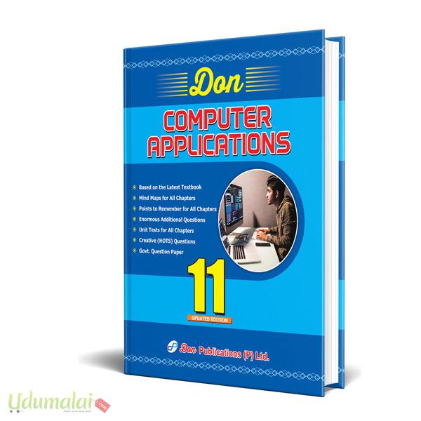 Don 11th Computer Applications Guide - S.A. ராஜ்குமார், Buy tamil book Don 11th Computer ...