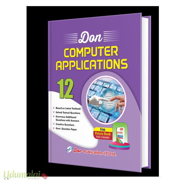 Don 12th Computer Applications Guide - S.A. ராஜ்குமார், Buy tamil book ...