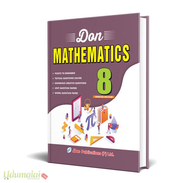 Don 8th Mathematics Guide - S.A. ராஜ்குமார், Buy tamil book Don 8th ...