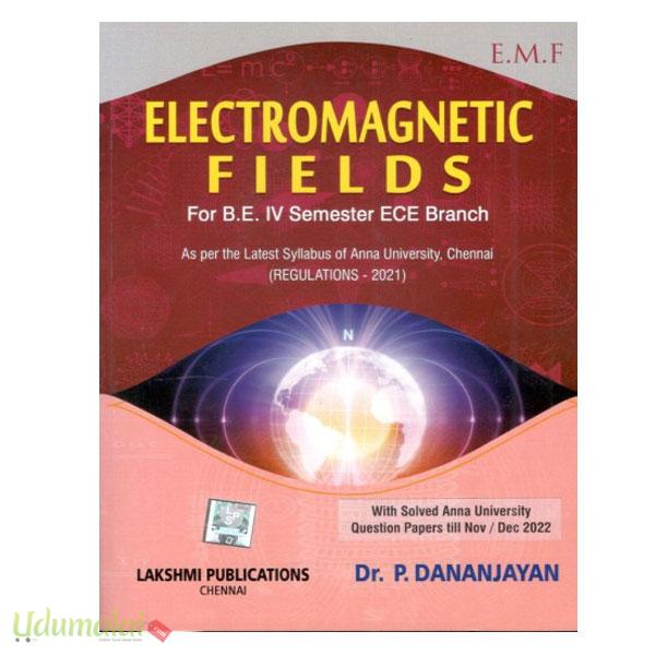 ElectroMagnetic Fields (ECE R2021) - Dr.P.தனஜெயன், Buy tamil book ...