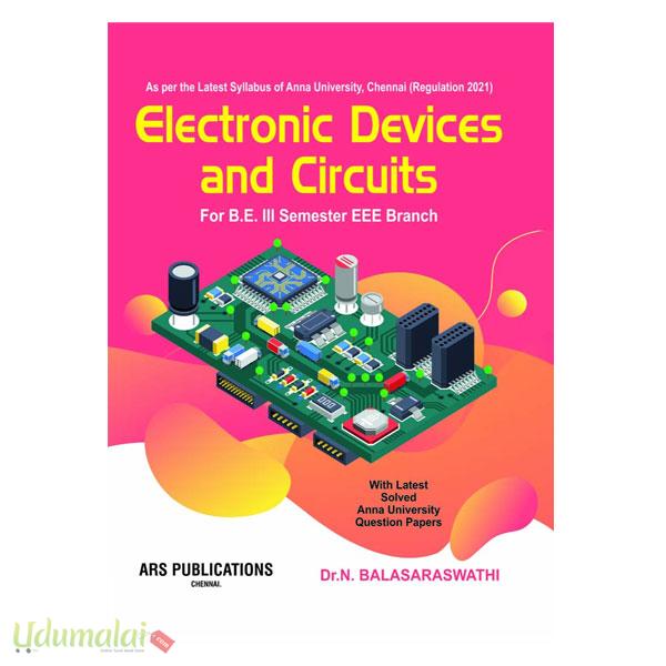 Electronic Devices and Circuits (R-21) (3rd EEE) - Dr. M. Balasaraswathi, Buy tamil book ...