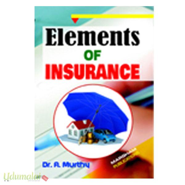 Elements of Insurance - A. Murthy , Buy tamil book Elements Of ...