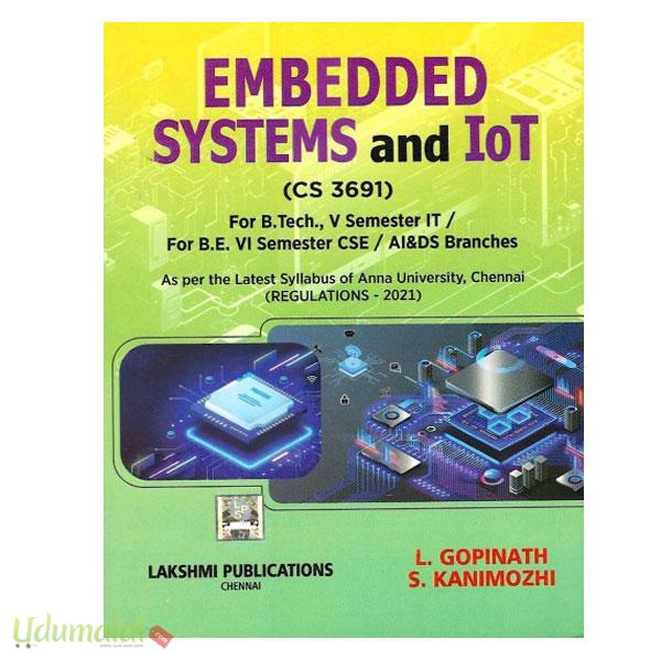 Embedded Systems and IoT - L.கோபிநாத் S.கனிமொழி, Buy tamil book Embedded Systems And Iot online ...