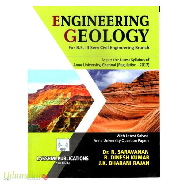 Engineering Geology - Dr. R. சரவணன், Buy tamil book Engineering Geology online, Dr. R. Saravanan ...