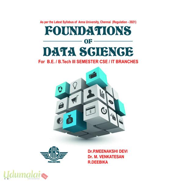 Foundation of Data Science (R-21) (3rd CSE) - Dr.P.Meenakshi Devi Dr.M.Venkatasen Ms.R..Deepika ...