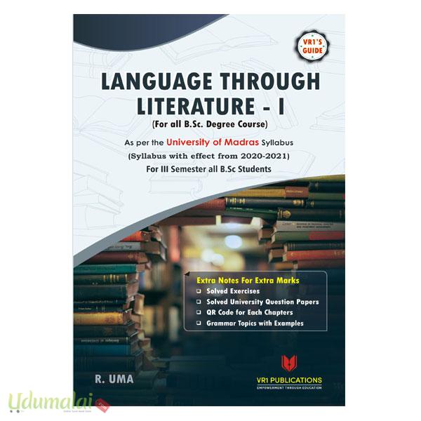 Language Through Literature – I (B.Sc Degree) - R Uma, Buy tamil book ...