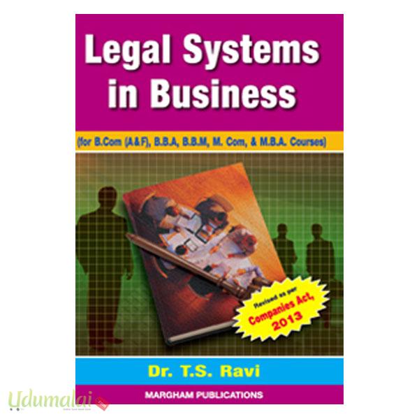 Legal System in Business - T.S. Ravi, Buy tamil book Legal System In ...