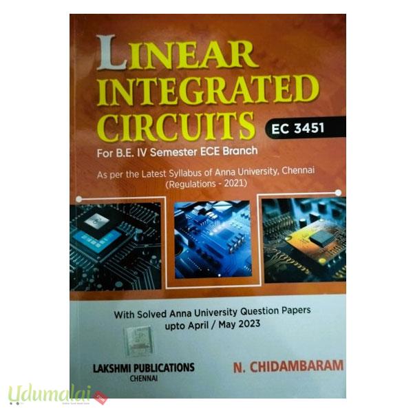 Linear Integrated Circuits - N.சிதம்பரம், Buy tamil book Linear Integrated Circuits online, N ...