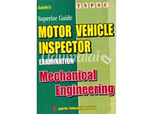 MOTOR VEHICLE INSPECTOR MECHANICAL - ., Buy tamil book Motor Vehicle ...
