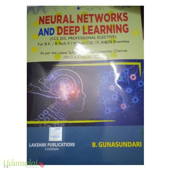 Neural Networks And Deep Learning - B.குணசுந்தரி, Buy tamil book Neural Networks And Deep ...