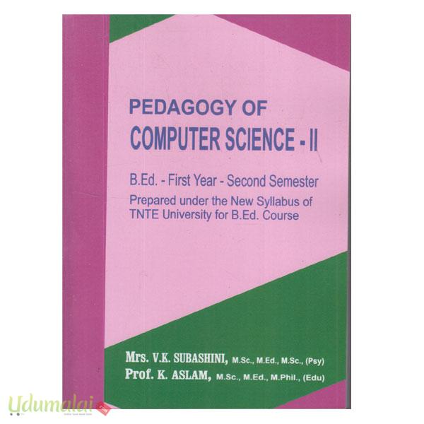 Pedagogy of Computer Science Part-II (Everest) - k.Aslam ...