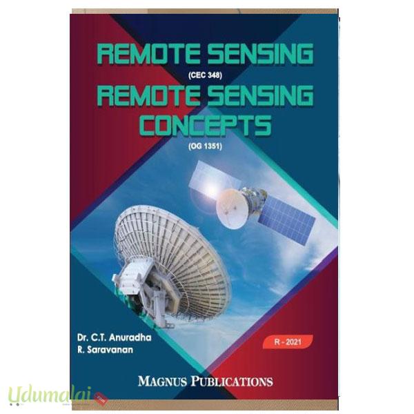 Remote Sensing Concepts - Dr. C.T.அனுராதா, Buy tamil book Remote Sensing Concepts online, Dr. C ...