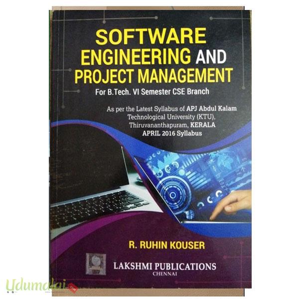 Software Engineering And Project Management - R. ரூஹின்கௌசர், Buy tamil book Software ...