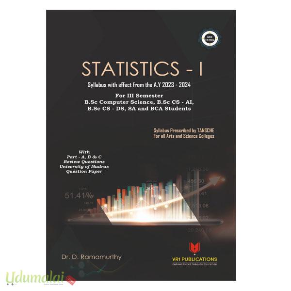 Statistics I (A.Y. 2023 – 2024) - Dr D Ramamurthy, Buy tamil book ...
