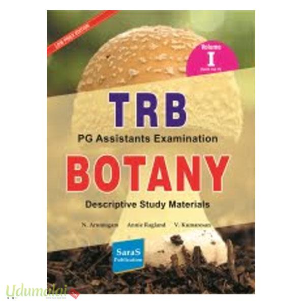 TRB Study Materials For PG Assistant Exam BOTANY Volume 1 - N. ஆறுமுகம், அன்னி ரங்லாண்ட், V ...